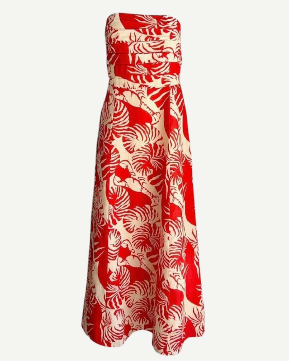 Anna Cate Clayton Midi Dress | Red Shell – Narcissus Gainesville